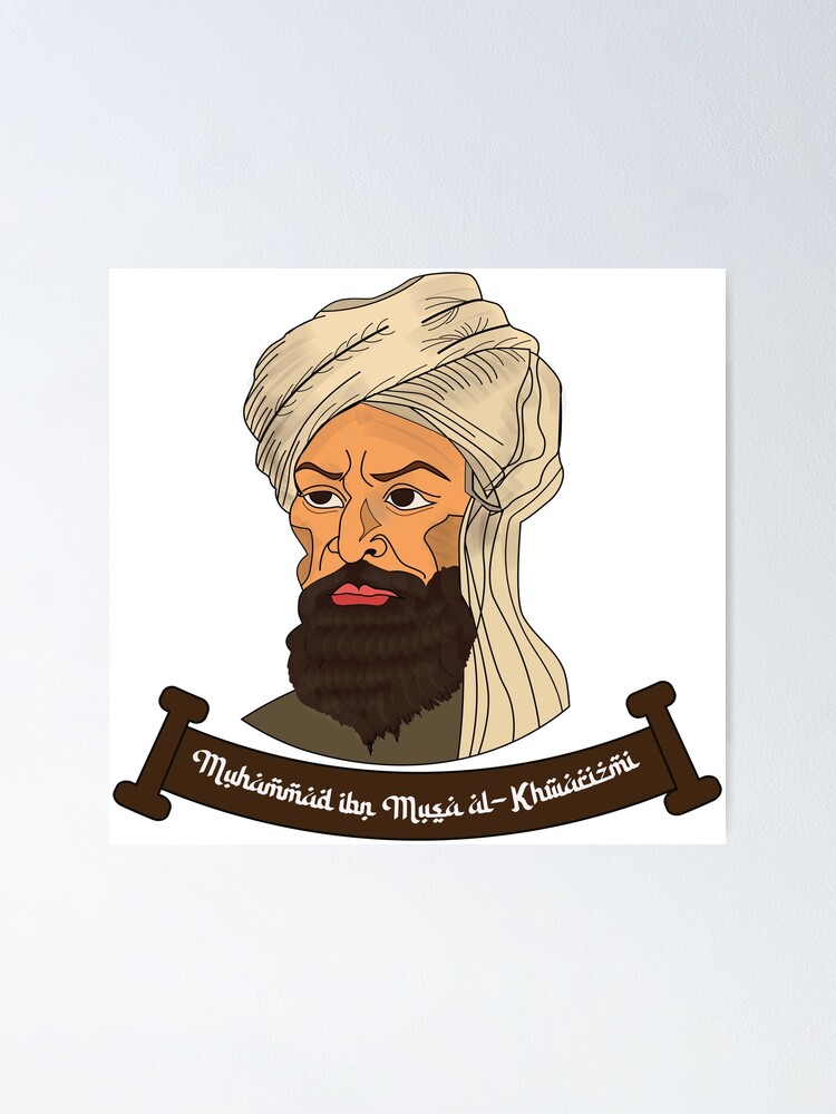Póster «Muhammad ibn Musa al-Khwarizmi matemático persa | cartel del ...