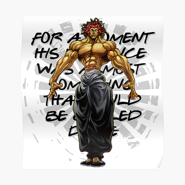 "YUJIRO HANMA" Poster by jobrahqnalaea | Redbubble