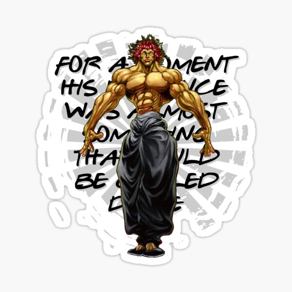 "YUJIRO HANMA" Sticker for Sale by jobrahqnalaea | Redbubble