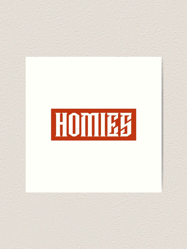 "homies typography vector illustration t-shirt design concept." Art ...