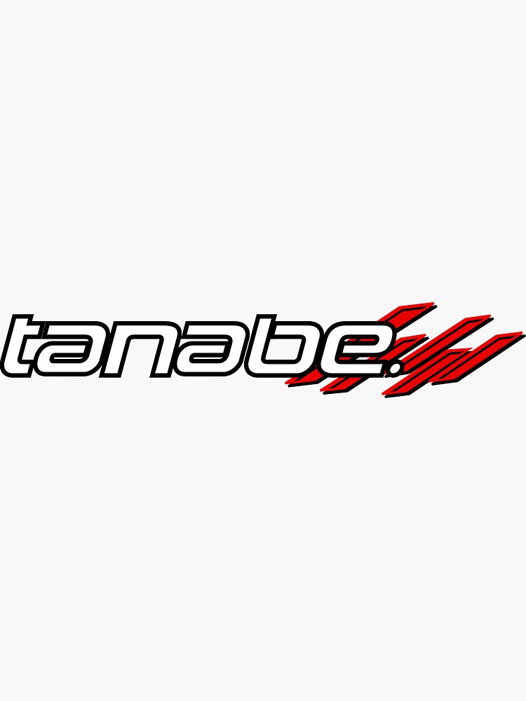 "TANABE SUSPENSION" Sticker for Sale by Daritaditek | Redbubble