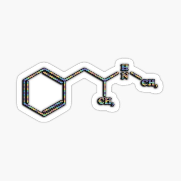 "Methamphetamine colored" Sticker for Sale by Orinocco | Redbubble