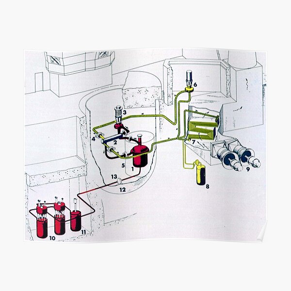 "Oak Ridge Molten-Salt Reactor Experiment (MSRE)" Poster for Sale by ...