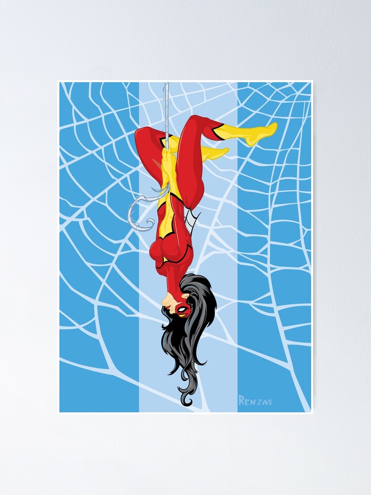 "Spider Woman" Poster for Sale by Renzoid | Redbubble