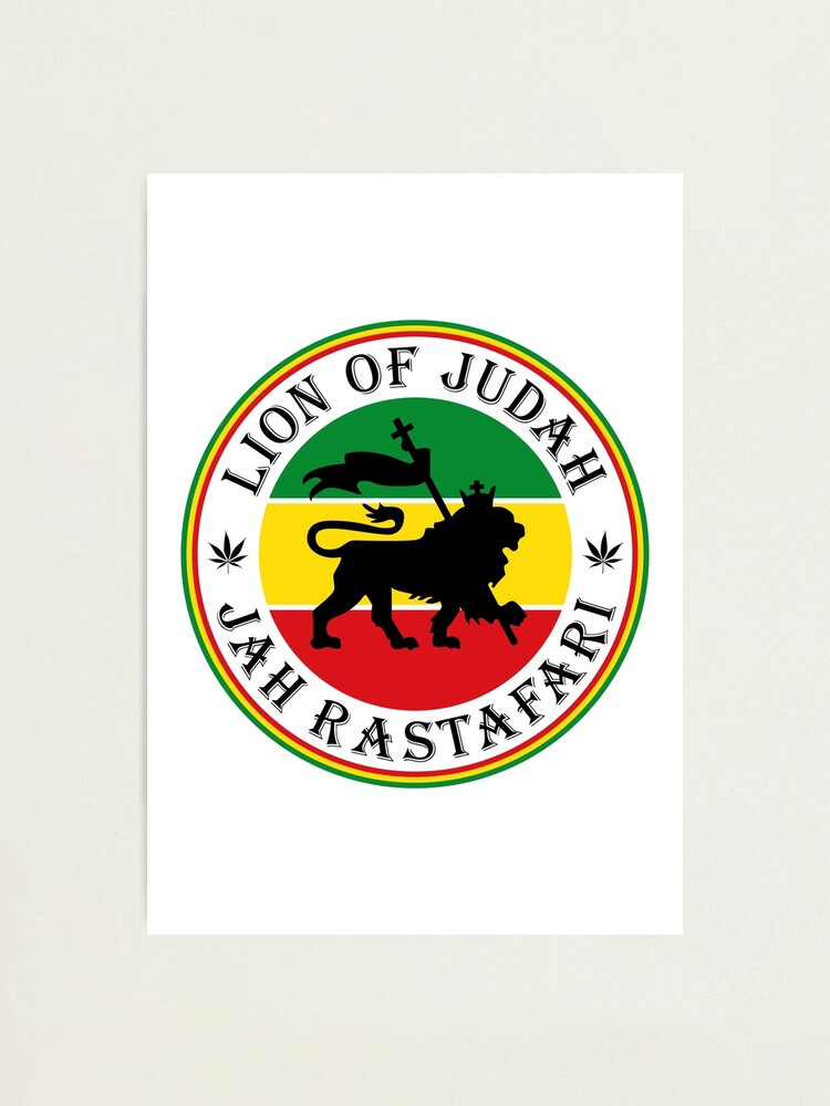 "Jah Rastafari Rasta Lion Of Judah" Photographic Print for Sale by ...