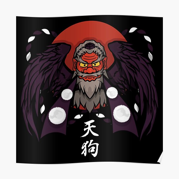 "Tengu" Poster for Sale by Crystarowz | Redbubble