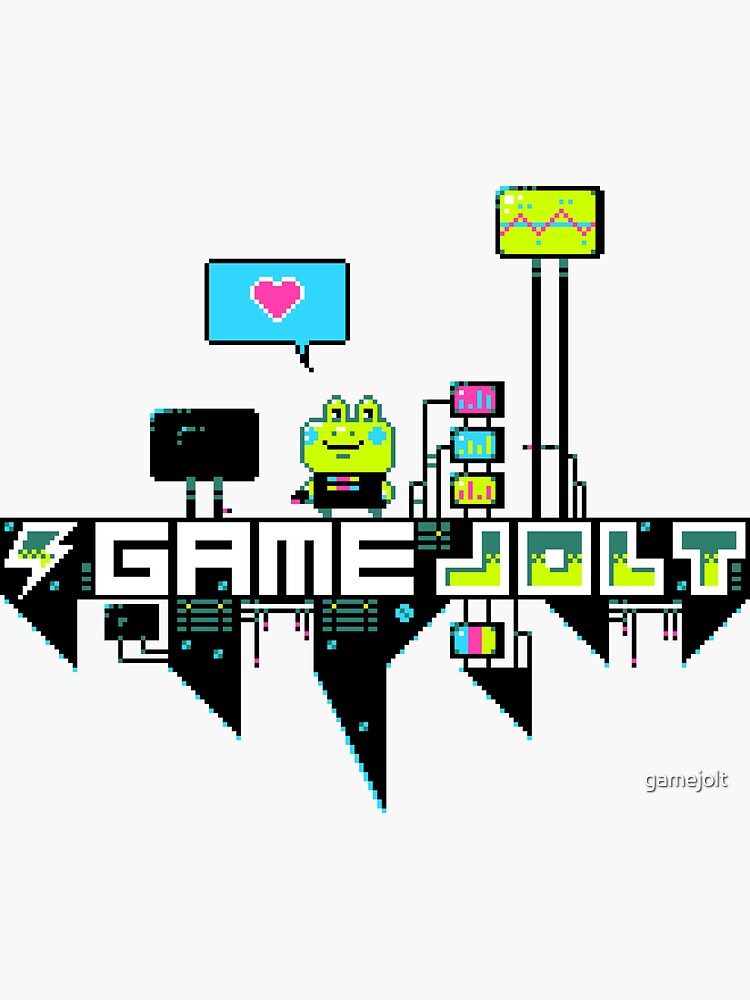 "Kikkerstein Game Jolt Logo" Sticker for Sale by gamejolt | Redbubble
