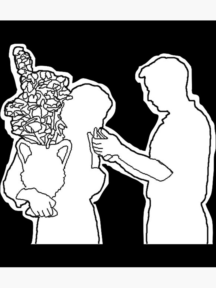 "Atonement - Outline Sticker" Poster for Sale by lattpag | Redbubble