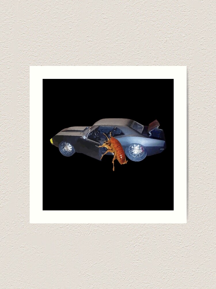 "cockroach getting into car meme" Art Print by Introvertz | Redbubble