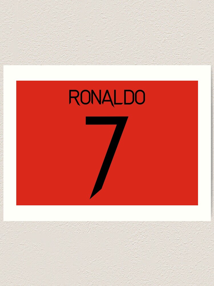 "Cristiano Ronaldo 7 - Manchester United" Art Print for Sale by ...