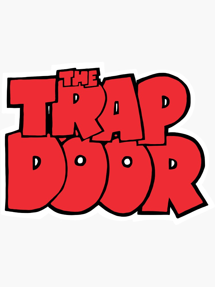 "Trap Door Cartoon" Sticker by Konpoonti | Redbubble
