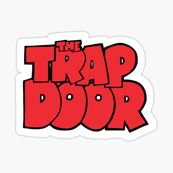 "Trap Door Cartoon" Sticker for Sale by Konpoonti | Redbubble