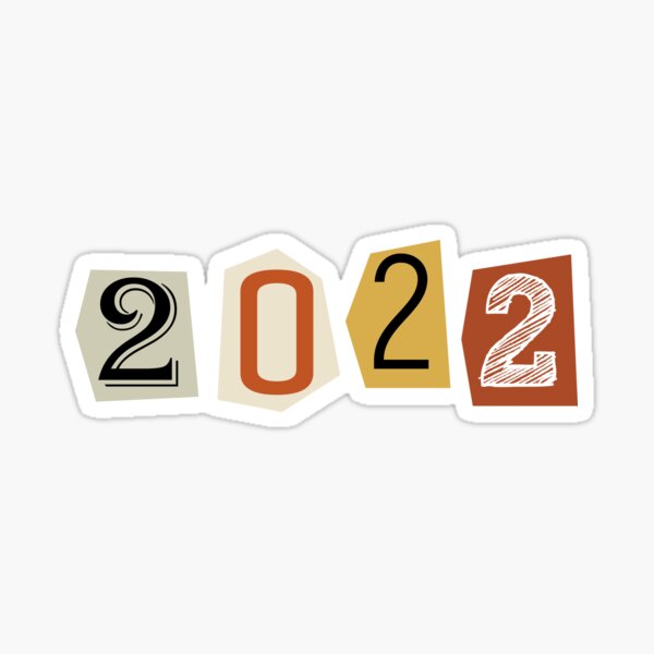 "New Year 2022 - Happy New Year" Sticker by PandaSoul | Redbubble