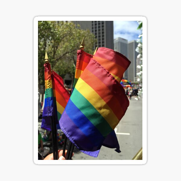 "pride flag" Sticker by hitomimyhomie | Redbubble