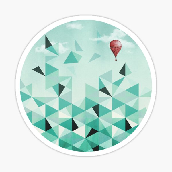 "Emerald City (Blue Sky Version)" Sticker for Sale by littleclyde ...