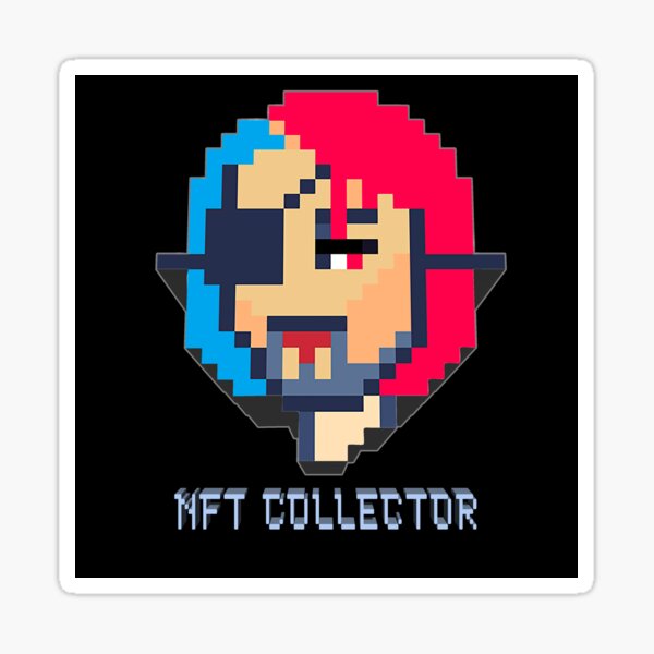 "New design for NFT collectors" Sticker for Sale by NadiiaK-S | Redbubble