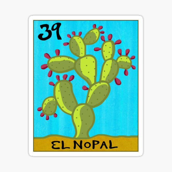 El Nopal Loteria Stickers | Redbubble