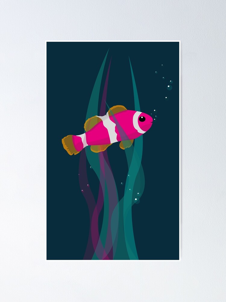 "Tropical Anemonefish Fish" Poster by mlutfuavci | Redbubble