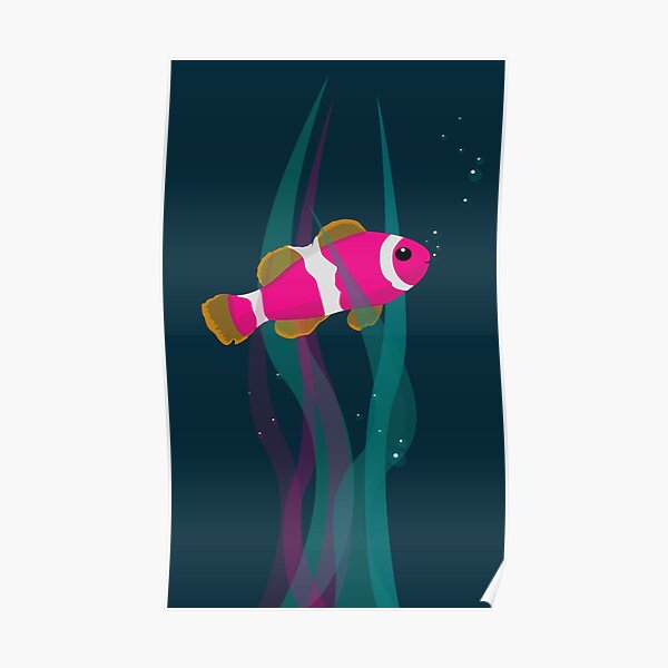 "Tropical Anemonefish Fish" Poster by mlutfuavci | Redbubble
