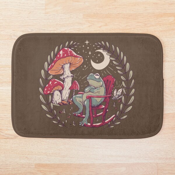 "Goblincore Aesthetic Cottagecore Frog Chilling (Vintage Faded Colors ...