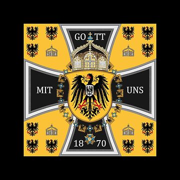 "German 1870 Gott mit Uns Iron Cross" Sticker for Sale by Original1977 ...