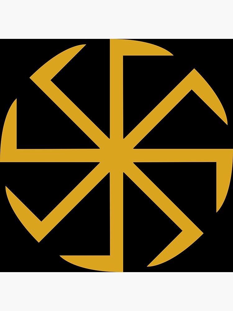 "Kolovrat Symbol" Poster for Sale by Derellidesign | Redbubble