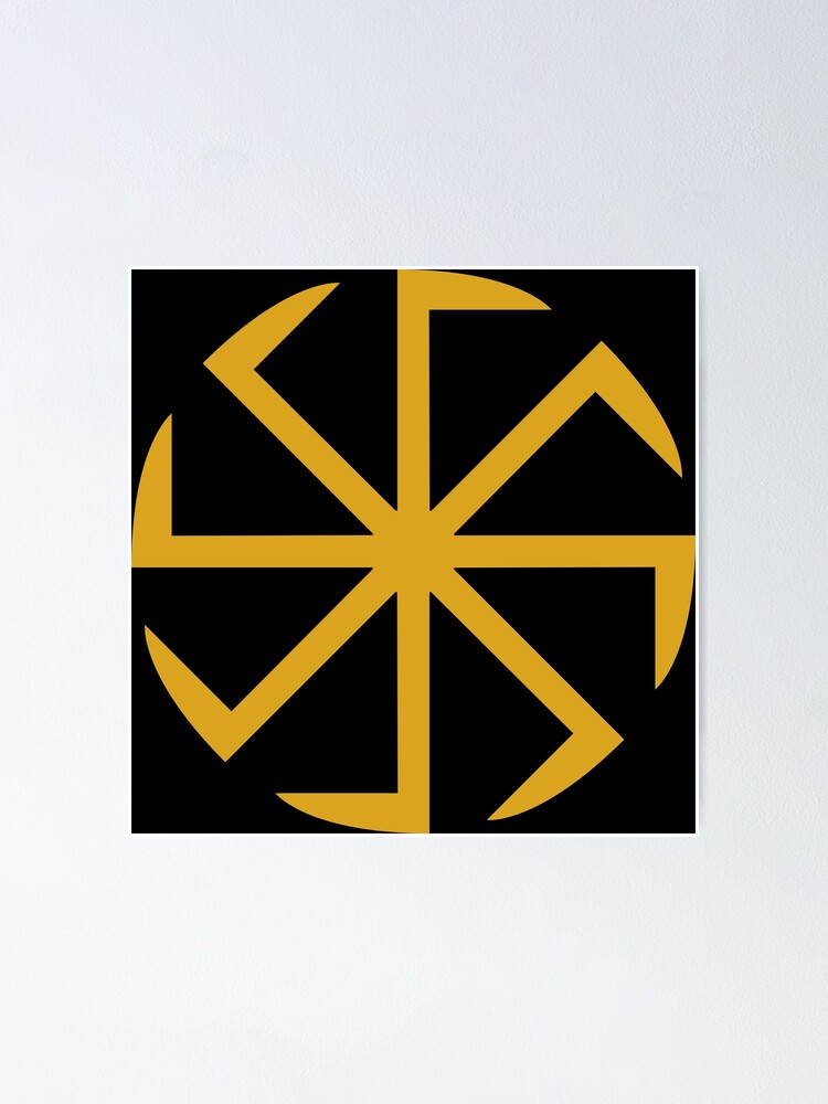 "Kolovrat Symbol" Poster for Sale by Derellidesign | Redbubble