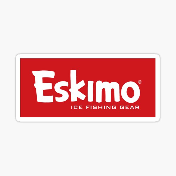 "Eskimo-Ice Fishing" Sticker for Sale by limaevanhe | Redbubble