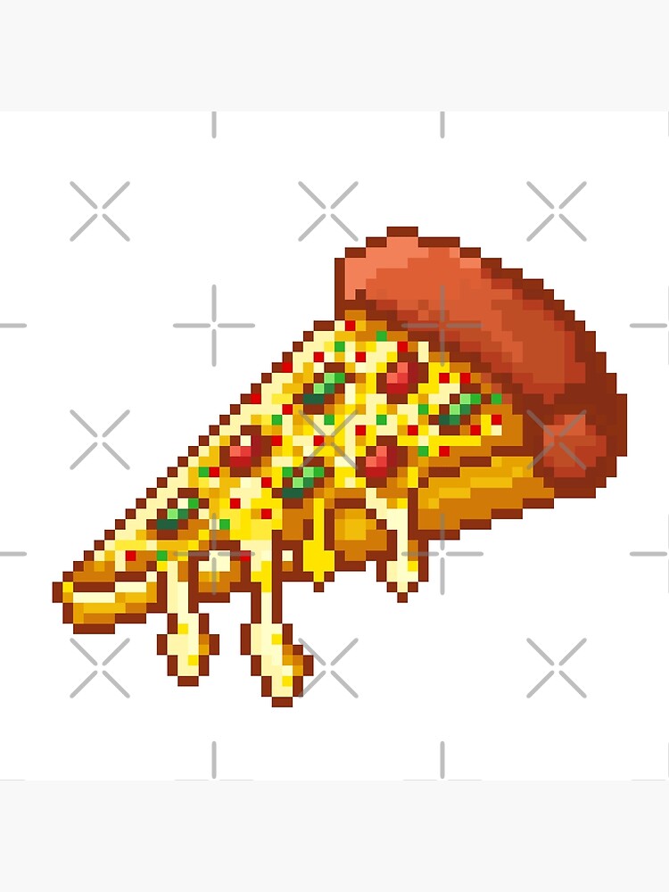"Pizza 64 bit Pixel art" Poster by PanchalSujal154 | Redbubble