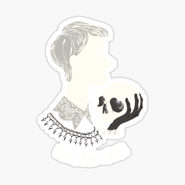 "Shakespearean pattern - Hamlet" Sticker for Sale by fabiomancini ...