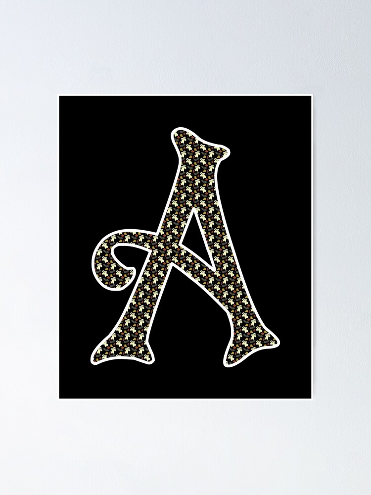 Póster «Letra A - Divertido disfraz de Halloween para pareja - Idea de ...