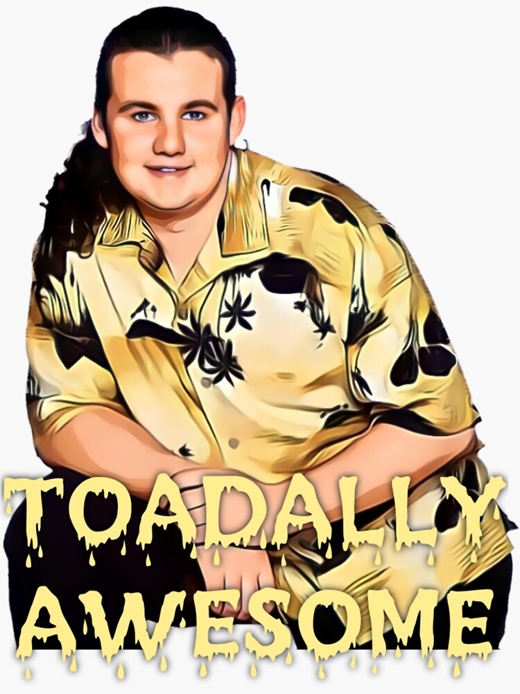 "Toadally Awesome Toadfish Rebecchi" Sticker for Sale by aimskiis ...