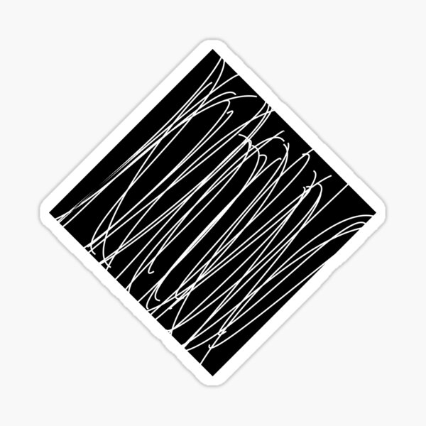 "Creative Abstract Design For Cool People Only" Sticker for Sale by ...