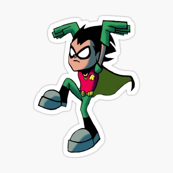 " Robin teen titans" Sticker for Sale by KaifRoy | Redbubble