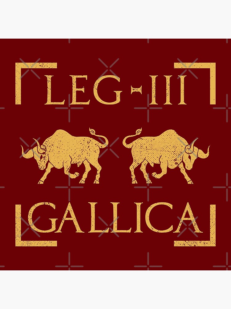 Póster «Legio III Gallica Taurus Toro Emblema Legión Romana» de zeno27 ...
