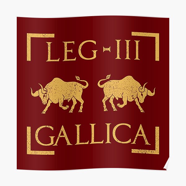 Póster «Legio III Gallica Taurus Toro Emblema Legión Romana» de zeno27 ...