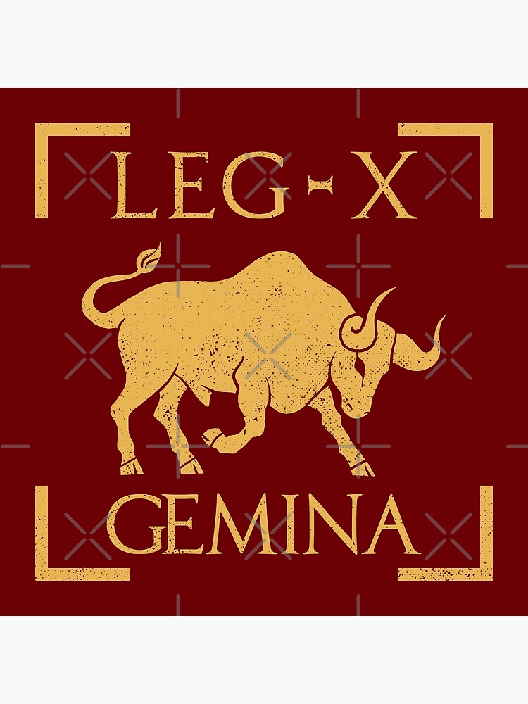 "Legio X Gemina Bull Emblem Roman Legion" Art Board Print for Sale by ...
