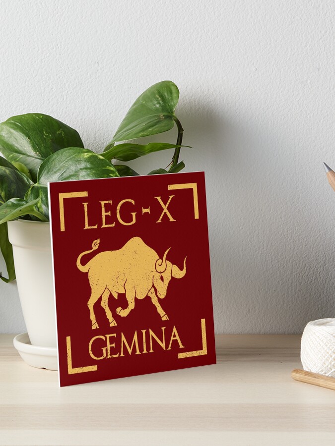 "Legio X Gemina Bull Emblem Roman Legion" Art Board Print for Sale by ...