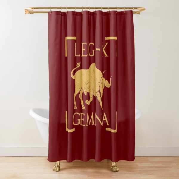 Legio X Gemina Bull Emblem Roman Legion Shower Curtain for Sale by zeno27 Redbubble