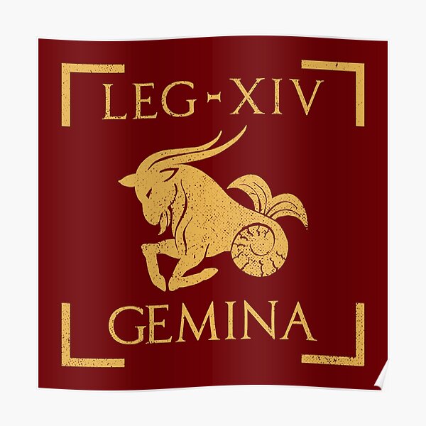 "Legio XIV Gemina Capricorn Emblem Roman Legion" Poster for Sale by ...