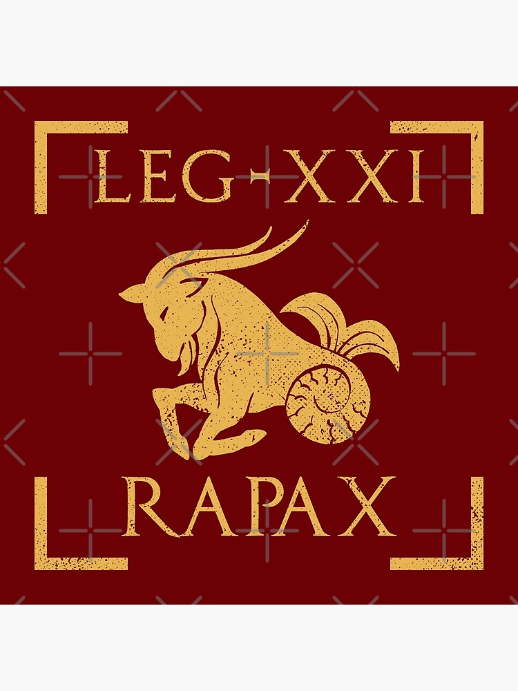 "Legio XXI Rapax Steinbock Emblem Römische Legion" Poster von zeno27 ...