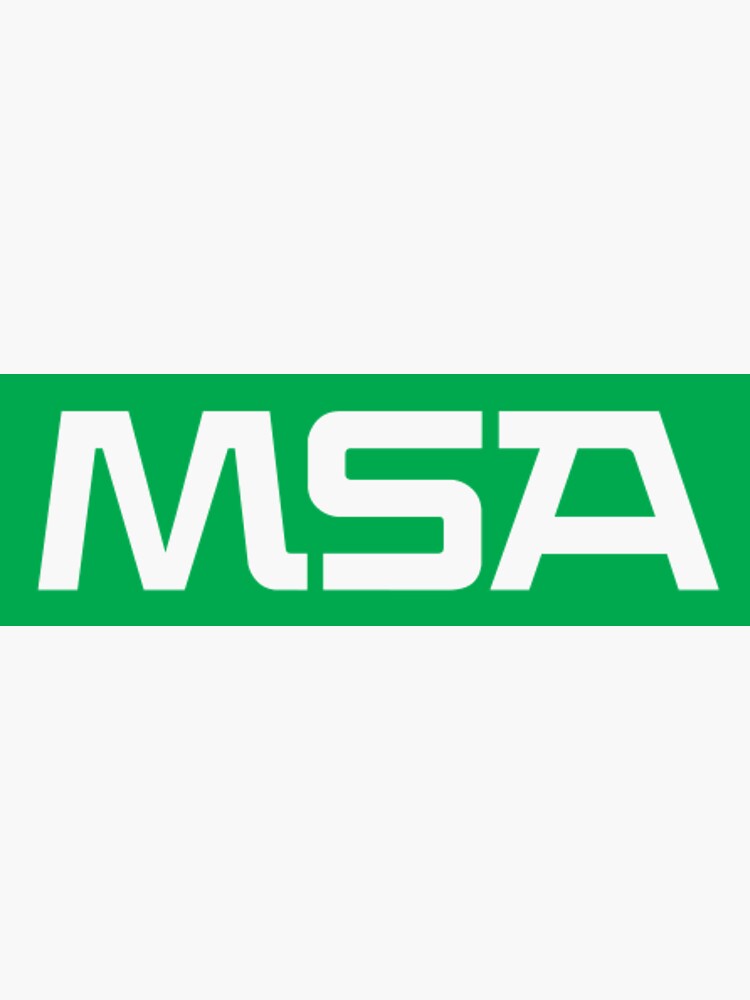 "MSA SCBA Air Bottle " Sticker for Sale by BrushtruckBren | Redbubble