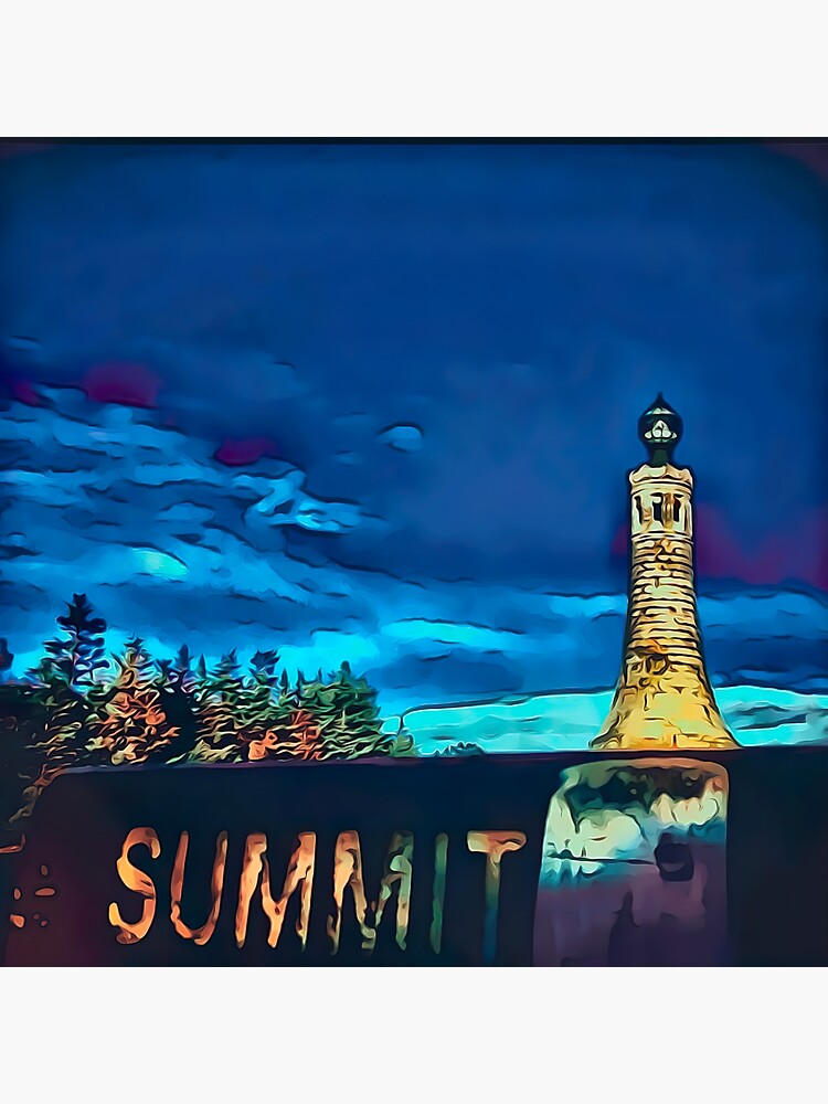 "Summit" Sticker for Sale by MongeonMoments | Redbubble