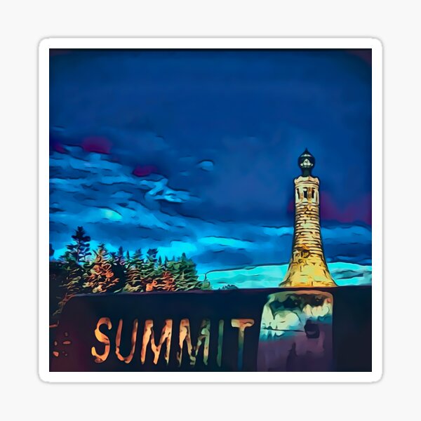 "Summit" Sticker for Sale by MongeonMoments | Redbubble