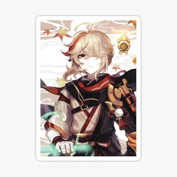 "Genshin Impact Kazuha" Sticker by tamikabee | Redbubble