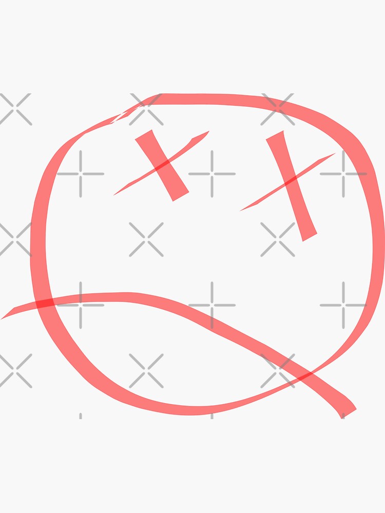 "Sad smilie" Sticker by Nordwind | Redbubble