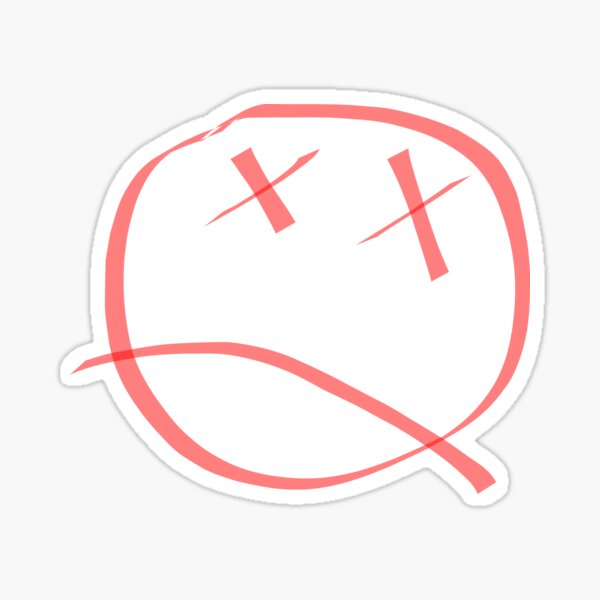 "Sad smilie" Sticker by Nordwind | Redbubble