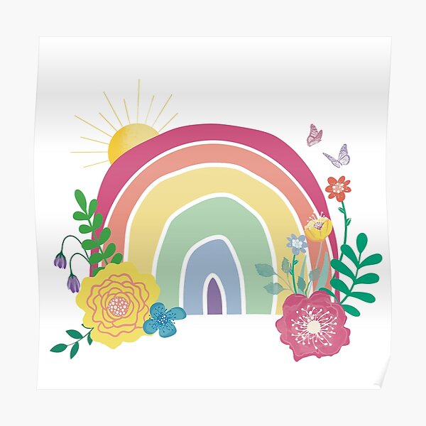 "You Are My Rainbow" Poster for Sale by Helenfaerieart | Redbubble