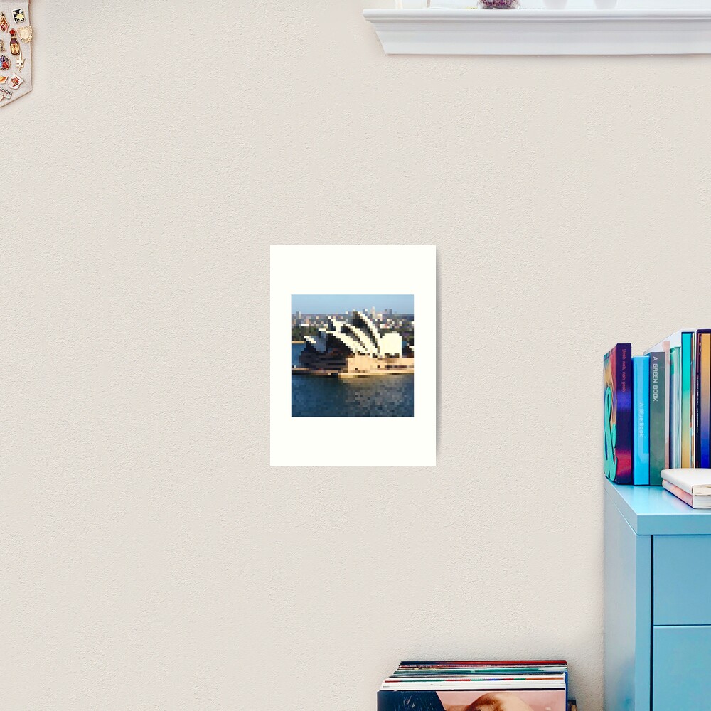 "Sydney Opera House Pixel Art" Art Print for Sale by PixelArtTees ...