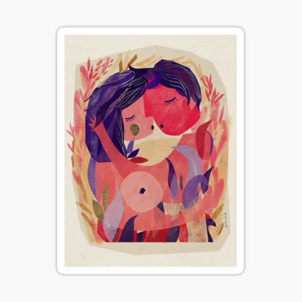 "Hug Me" Sticker for Sale by Voomi | Redbubble